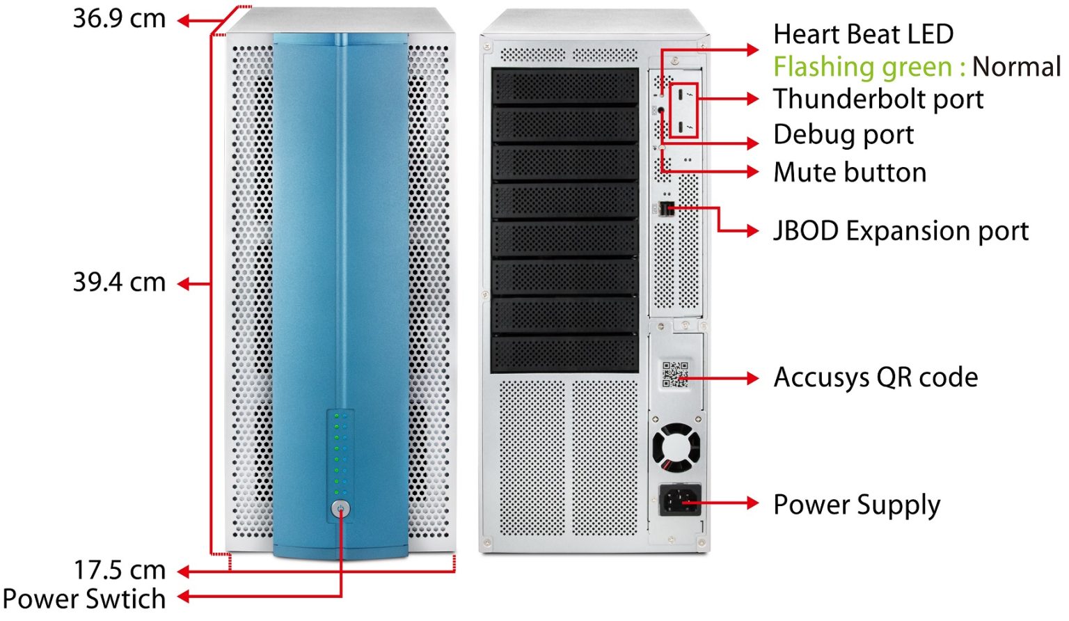 Gamma 8 Spec - Accusys Storage